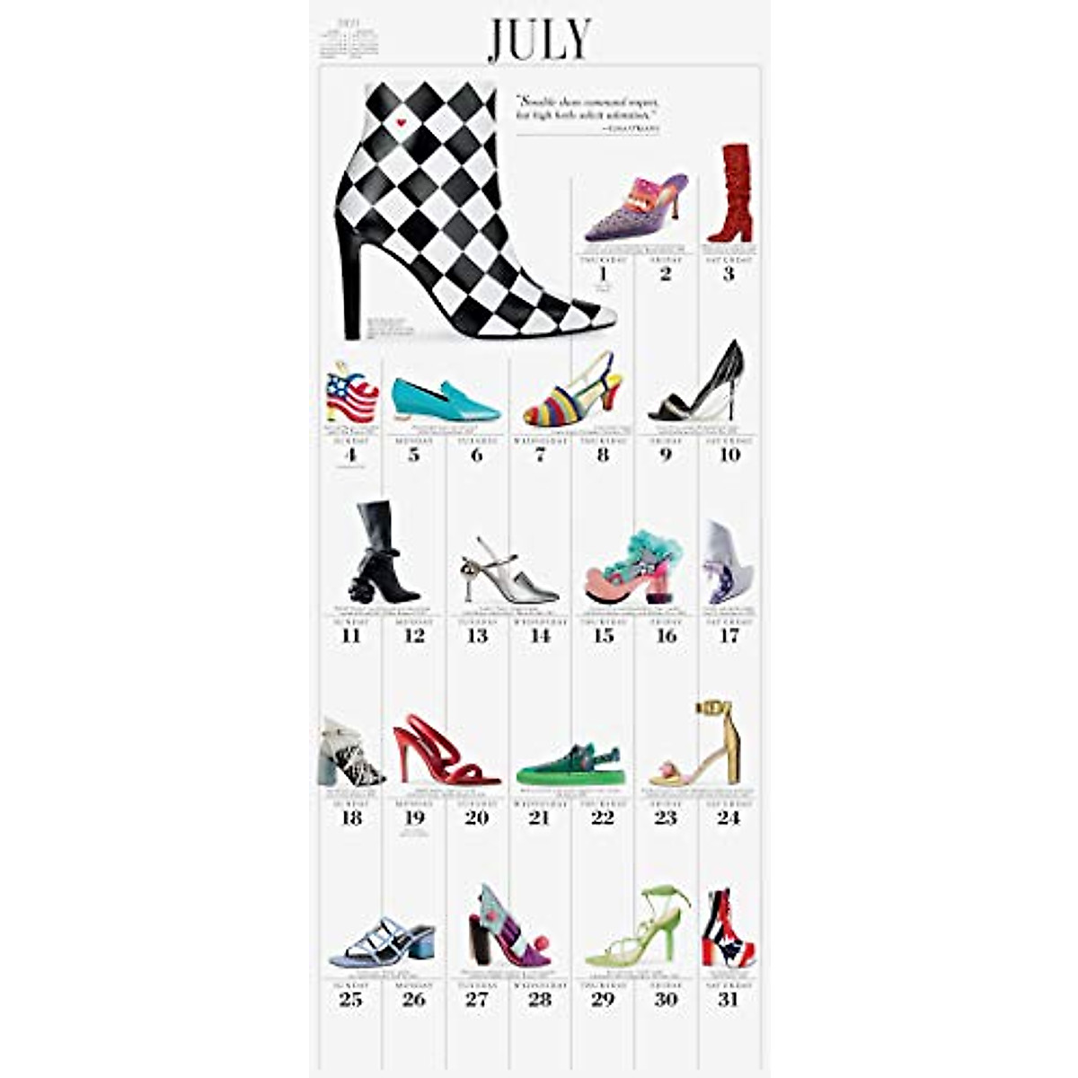 365 Days of Shoes Picture-A-Day Wall Calendar 2021