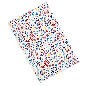 Cackleberry Home Patriotic Americana Kitchen Towel Set - One Each Embroidered, Woven, and Printed