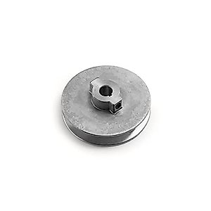 Terre Products - V-Groove/V-Belt Drive Pulley, 3.5'' Outside Diameter, 1/2" Bore, Die Cast, Z3A Zinc Alloy, Compatible Replacement for Chicago Die Cast 350A