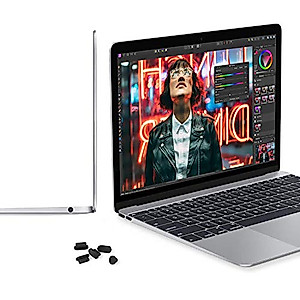 10PCS Anti Dust Port Plugs Cover for MacBook Air 13 15.3 inch M2 M1 / MacBook Pro 14 / MacBook Pro 13 inch 2016-2023 / MacBook Pro 16 2023-2019, MacBook Port Plugs Cover Dust Cups Set