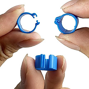 SRRPSPIGEON Pigeon Clip Ring Pigeon Ring Pigeon Band Bird Leg Ring Chicken Leg Band with Serial Number 001-100