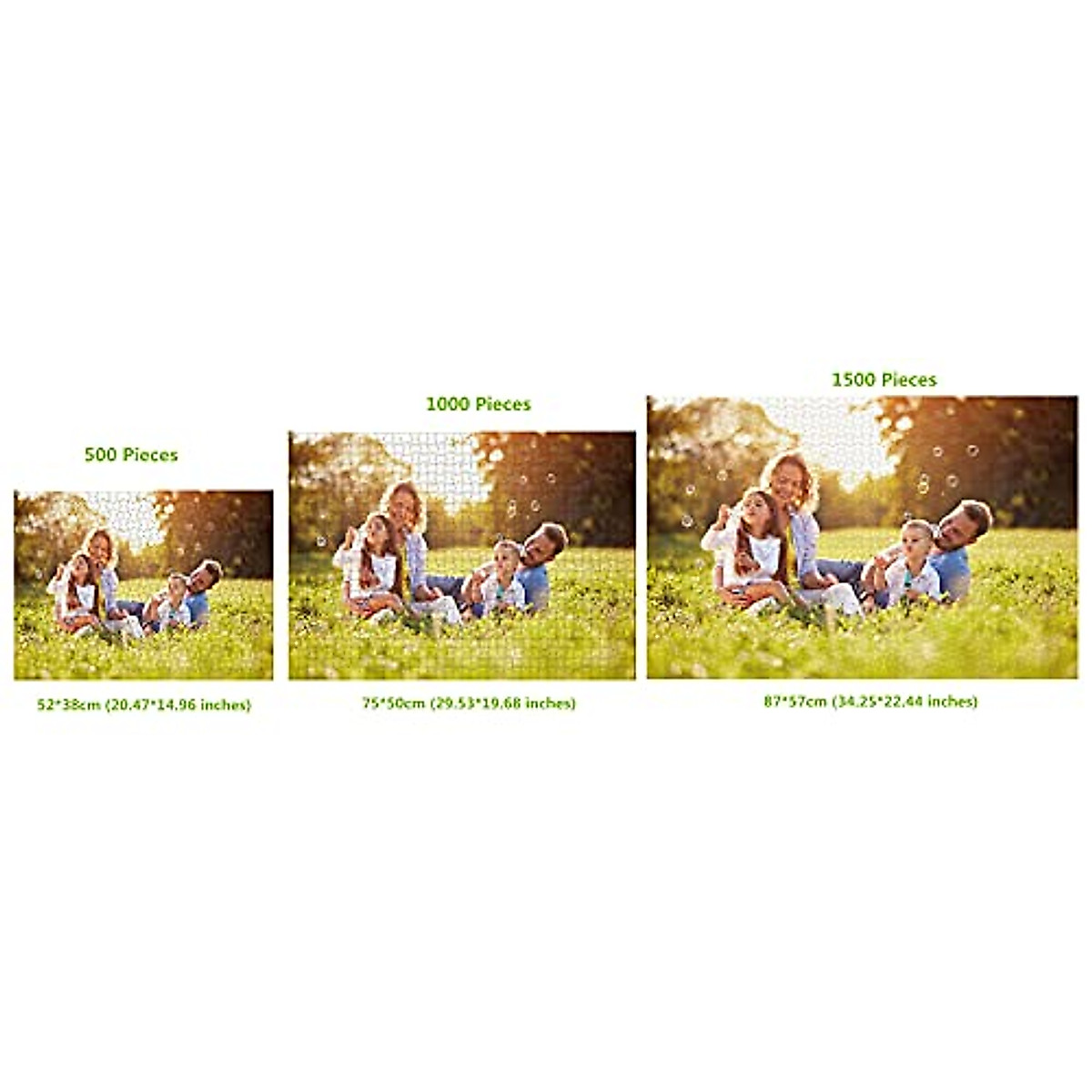 Puzzles for Adults 500 Piece，Elephant Puzzles，Wooden Puzzle，Gift，Finished Size: 20✕15 Inches