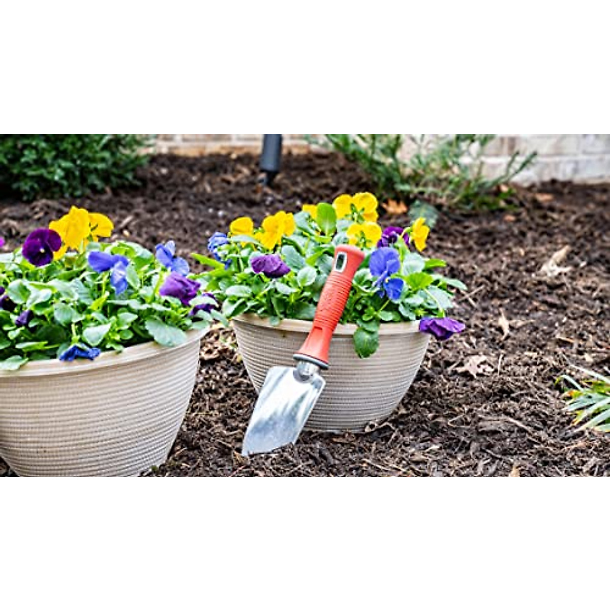 Garden Weasel 91365 Garden Trowel, Garden Shovel Hand Shovel, to Dig, Cultivate, and Plant, Comfort Grip, Weather and Rust Resistant