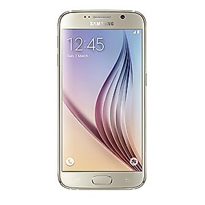Samsung Galaxy S6 SM-G920F Factory Unlocked Cellphone, International Version, No Warranty 32GB, Gold