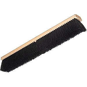 SPARTA Tampico Floor Sweep, Floor Brush for Cleaning, 24 Inches, Black