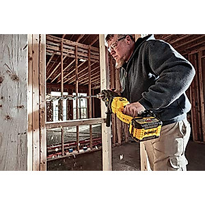 DEWALT 60V MAX* Right Angle Drill with E-Clutch System Kit, In-Line Stud/Joist (DCD470X1)