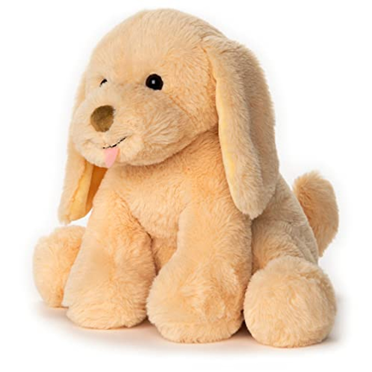 GUND Baby My Pet Puddles Animated Plush, Premium Stuffed Animal Barking Plush Puppy Dog for Ages 1 and Up, Yellow, 12”