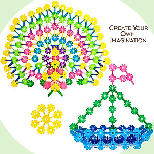 TOYLI Smart Coins 500 Pieces Interlocking Discs Set, Kids STEM Toys, Kindergarten Classroom Must Haves