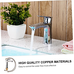 Homoyoyo 1pc Water Tap Water Spigot Vessel Faucet Heart Shaped Rug Wash Basin Faucets Lavatory Faucet Outdoor Kitchen Faucet Faucets for Bath Sinks Vessel Sink Faucet Metal Copper Handle