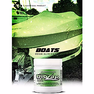 BioZap Air Purifier & Deodorizer (16-oz Jar) - Australian Tea Tree Oil Gel. Naturally Eliminates Odors in Basements, Crawlspaces, Gyms, Cars, Closets and More.