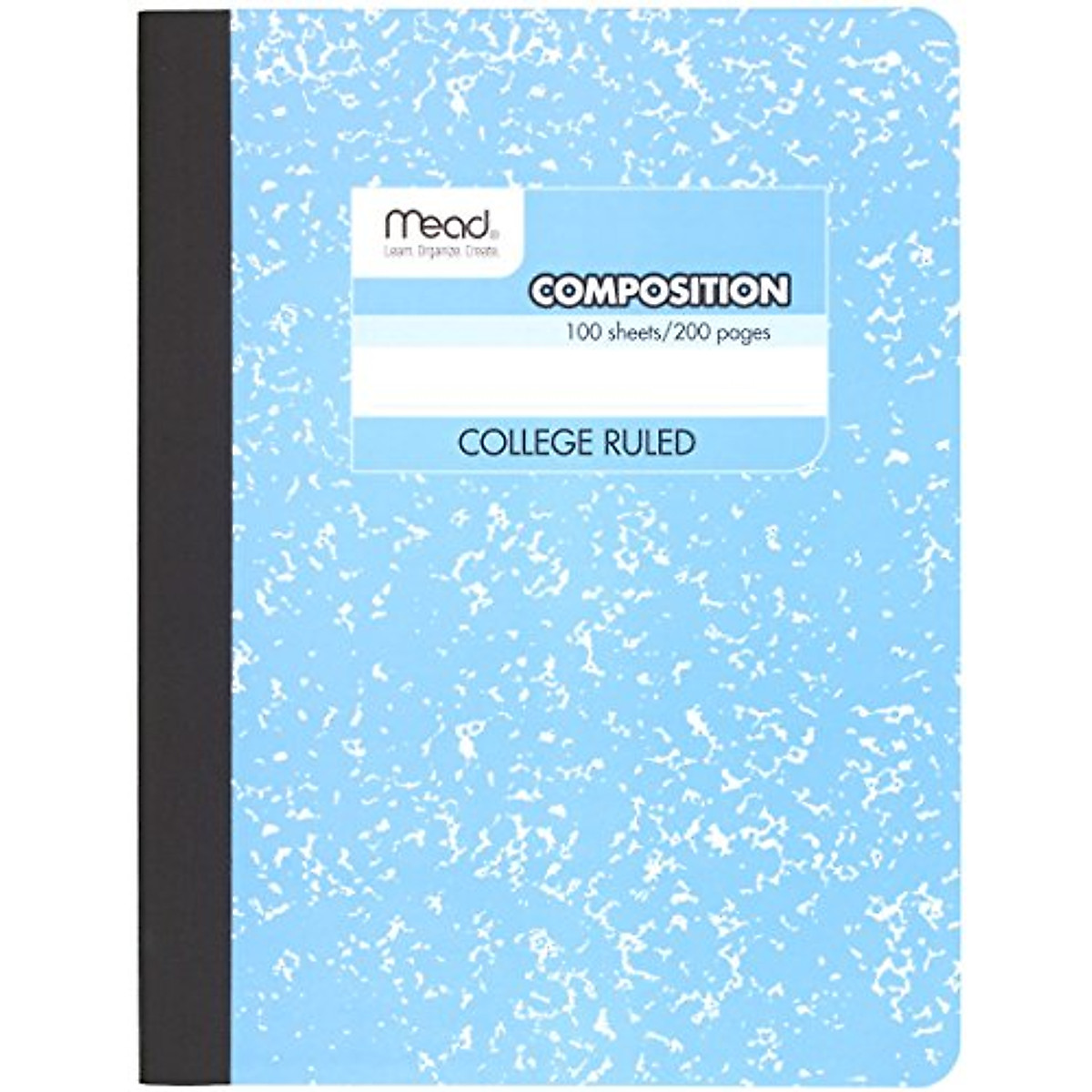 Mead Composition Book, 6 Pack of Cute Notebooks, College Ruled paper, Hard Cover 100 sheets (200 Pages) , Pastel Color Notebook,