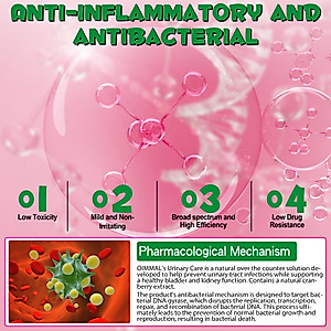 Urinary Tract for Dogs, Natural Dog Urinary Tract Infection Treatment Drops - Supports Bladder, Kidney Stone, Dog UTI, Pet Supplement Renal Health Care Drops, Bacon Flavor - 60ml / 2.02oz