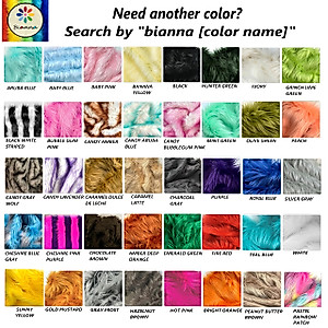 Bianna Pitch Black Faux Fur Fabric, 60 inches Wide Options, American Seller, Luxury Shag Shaggy Material for Crafting, Sewing, Costumes, Fursuits, Home Decor (8x8 inches)