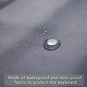 Mooson Keyboard Piano Cover, Digital Piano Dust Cover, Light Luxury Soft and Premium Surface, Thickening Electronic Organ Covering Keyboard Update Encasement