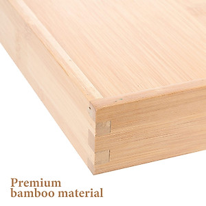 Hemoton Candy Serving Tray Wooden Divided Serving Tray 9 Section Hot Pot Food Plate Nut Candy Snack Storage Organizer Container Fruit Dish Sushi Plate Coffee Table Tray Compartment Serving Platter