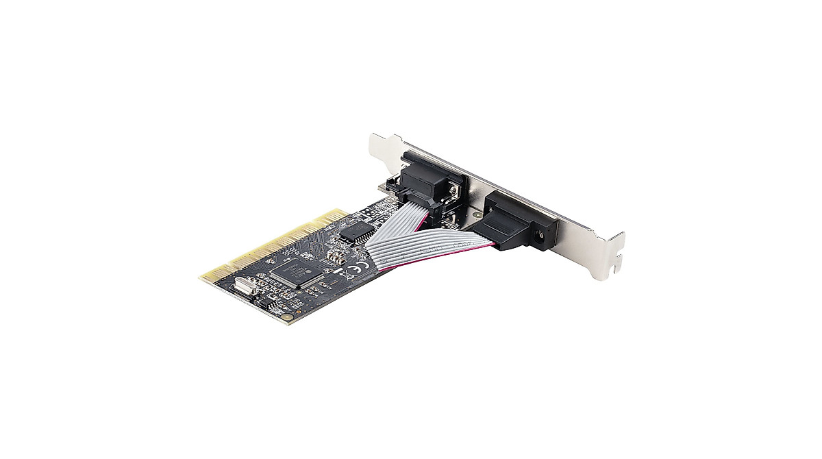 StarTech.com 2-Port PCI RS232 Serial Adapter Card - PCI Serial Port ...