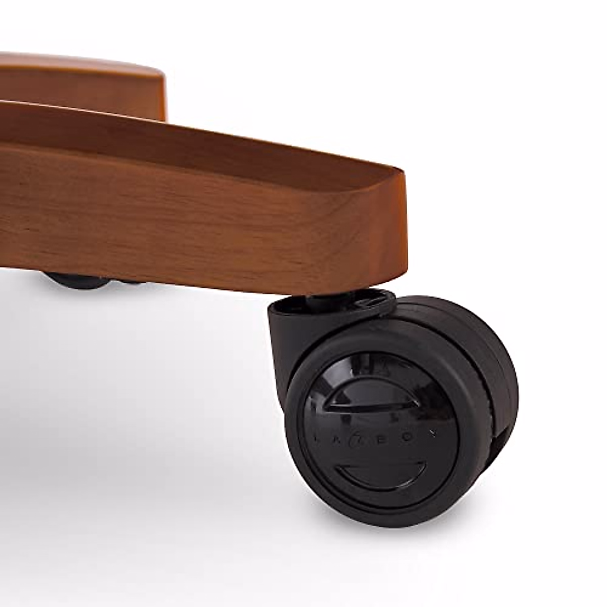 La-Z-Boy Trafford Big and Tall Executive Office Chair with AIR Technology, High Back Ergonomic Lumbar Support, Bonded Leather, Brown