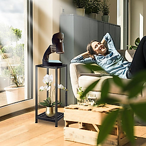 Lilybud--lily Plant Stand Indoor Outdoor Heavy Duty Wrought Iron Pedestal Stands Metal Plant Stand Decorative Flower Stand for Patio Garden Deck Living Room