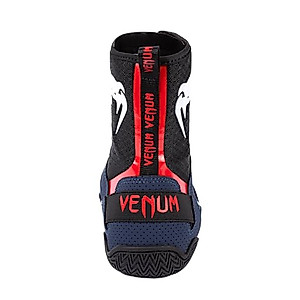 Venum Elite Boxing Shoes - Navy/Black/Red