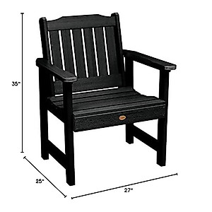 Highwood AD-CHGL1-BKE Lehigh Garden Chair, Black