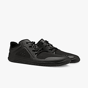 Vivobarefoot Primus Lite III, Womens Vegan Light Breathable Shoe with Barefoot Sole Obsidian