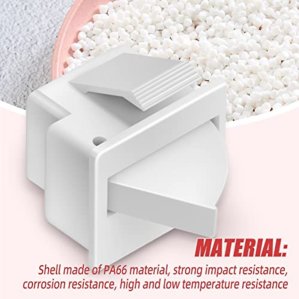 QCDENG 4PCS 2 Pin 2.5A 250VAC 5A 125VAC Refrigerator Door Light Control Switch