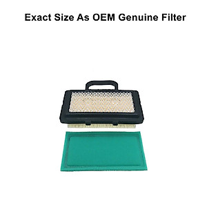 MOWFILL 792101 5408K Air Filter Replace for BS 672772 671231 John Deere MIU11286 GY20575 GY21056 With 273638 Pre Filter Fits 405577 407777 40G777 445577 441777 John Deere D140 Z425