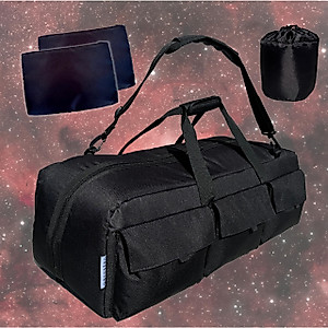 OBENBERG Professional 30" Telescope Bag: High-Density Foam Travel Universal Carrying Case for Celestron, Meade, Orion & Vixen with Shoulder Strap & Accessories, Perfect for Astronomy & Photography