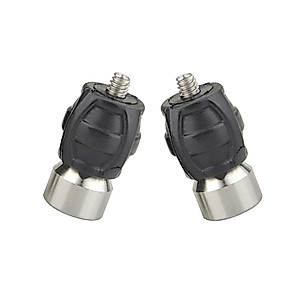 Archery Bow Sight Damper Bow Stabilizer Sight Shock Absorber Hunting Damper Silencer Recurve Compound Bow Sight Stabilizer Vibration Damper for Shooting Targeting (Black)