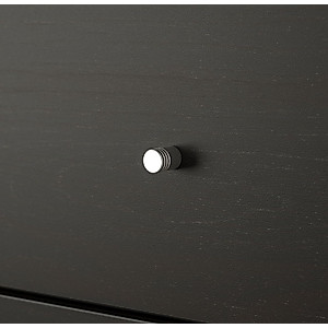 Generic Insert with 2 Drawers, Black-Brown, 13x13 inch Storage Organizer Stackable Cubes Compatible with Kallax Frames, AM.88