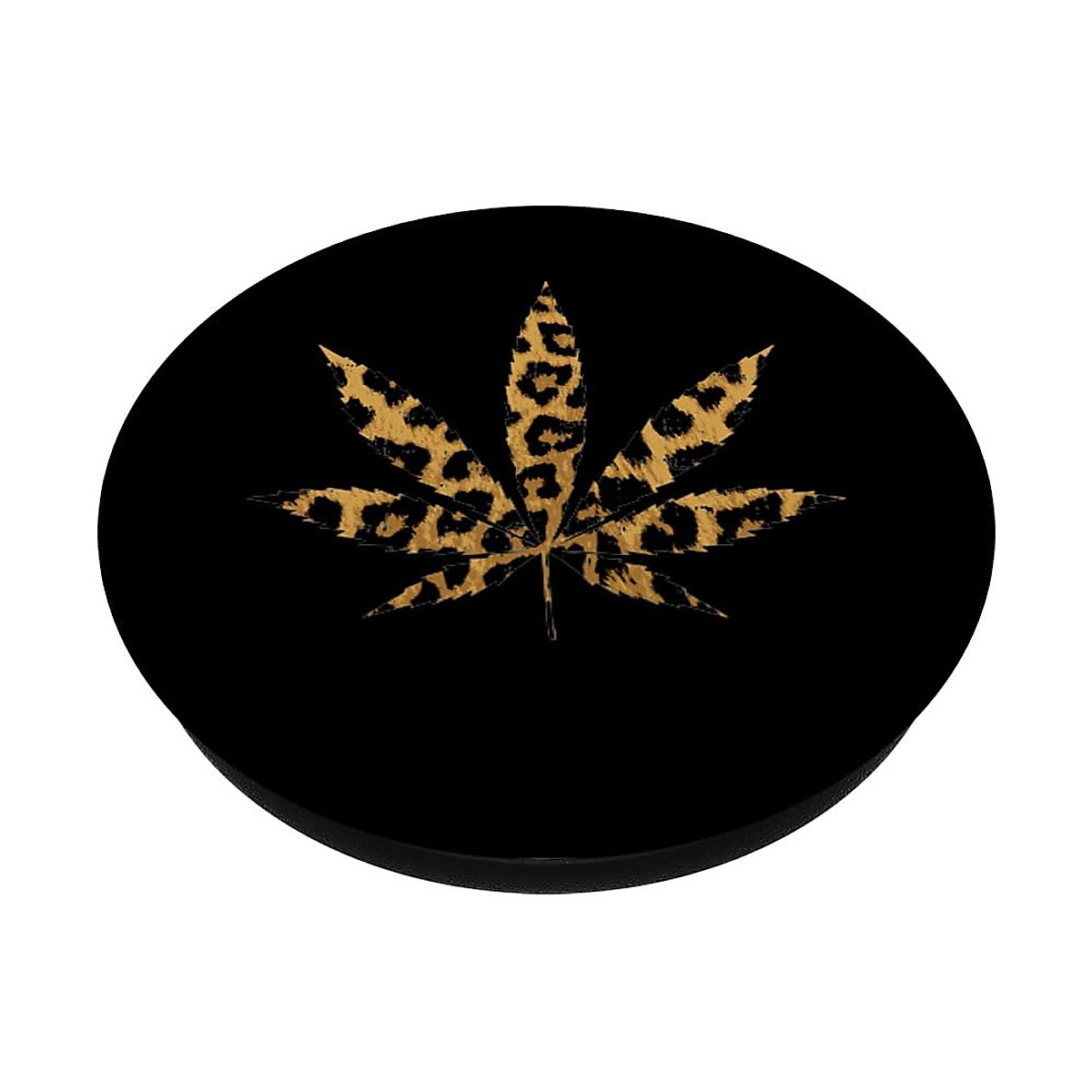 Leopard Cheetah Weed Cannabis Marijuana 420 THC Stoner Gift PopSockets Swappable PopGrip