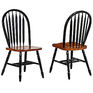 Sunset Trading Black Cherry Selections Dining Chair, Multicolor