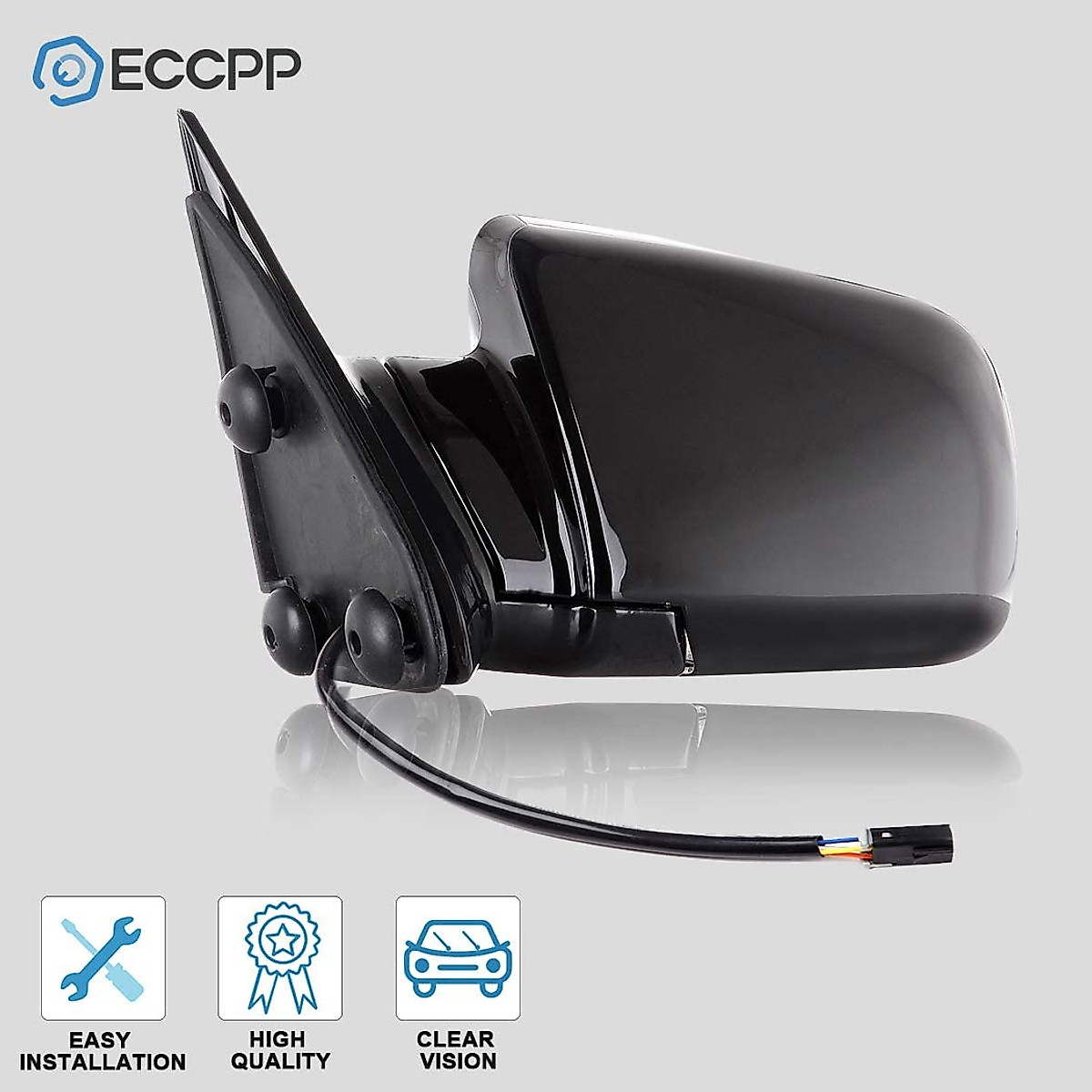 ECCPP Driver and Passenger Power Side View Mirrors Replacement Replacement fit For Chevy For GMC Pickup Truck SUV 15764757 15764758