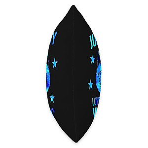 Just a Boy who Loves Wolves TS Co. Just a Boy Who Loves Wolves Galaxy Space Wolf Lover Themed Throw Pillow, 16x16, Multicolor