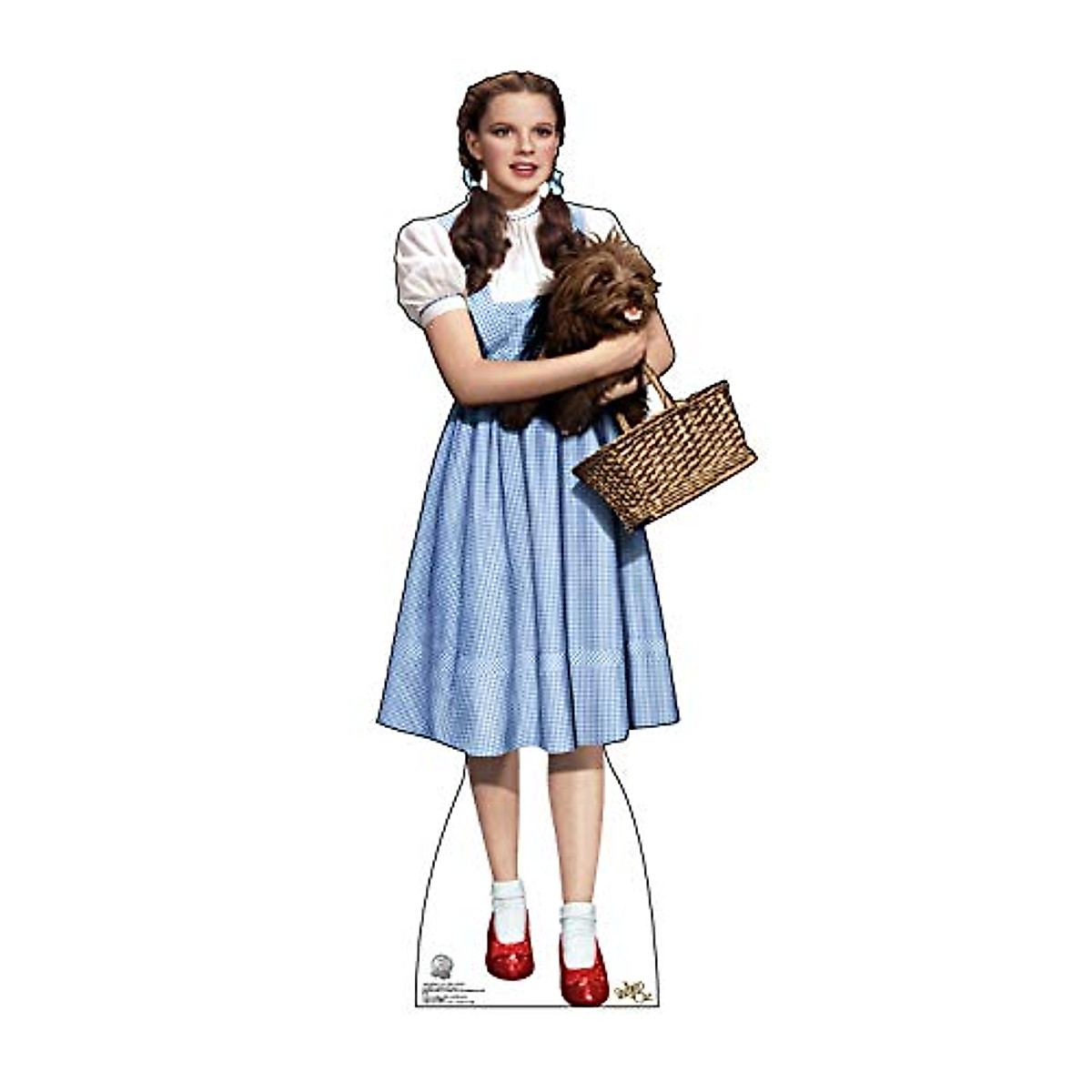 Cardboard People Dorothy Holding Toto Life Size Cardboard Cutout Standup - The Wizard of Oz 75th Anniversary (1939 Film)