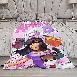 Anime Throw Blanket for Couch, Lightweight Soft Plush Cozy Blankets and Throws for Sofa 40"x50"