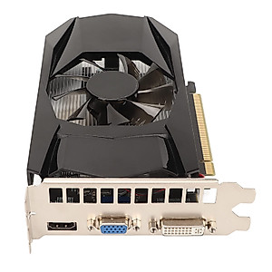 HD7670 4GB GDDR5 Graphics Card For AMD, HDMI+VGA+DVI Desktop Computer Graphics Card for DirectX 11, PCI Express X16 Video Card with Cooling Fan