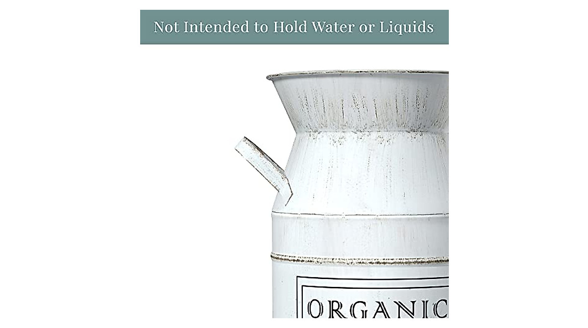 Barnyard Designs Rustic Milk Can Decor for Farmhouse & French Country