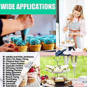 Meygajoe 2023 Update Individual Cupcake Containers, Single Compartment Clear Disposable Cupcake Carrier Holder Box With Lid - Stackable - Deep Dome - Clear Plastic - BPA-Free- (Pack of 25)