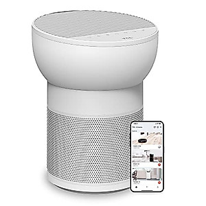 TCL Breeva A2 Smart Air Purifier with 4-Stage Clean, True HEPA (H13), Removes 99.97% of Dust/Bacteria/Odors & More, App & Voice Control, Auto Shield, Quiet, White (A215W)
