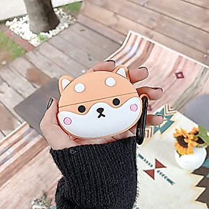 Compatible with for New 2022 Huawei Freebuds pro 2,Cute Cartoon Silicone Earphone Case with Keychain,Headphone Protective Case for Huawei Freebuds pro2 (Corgi)