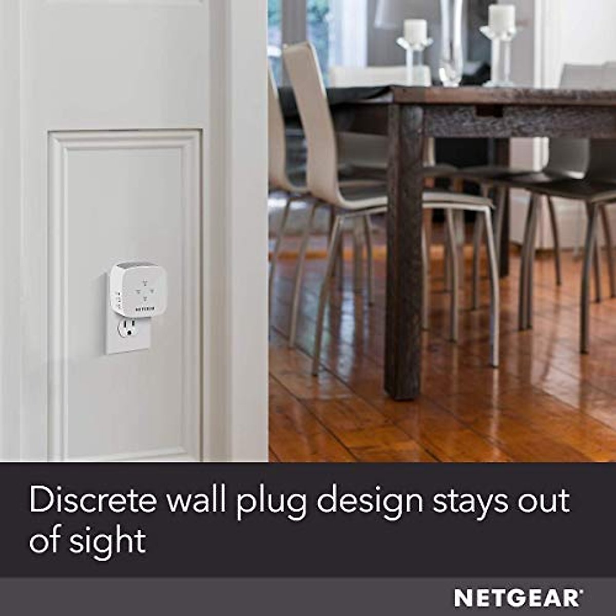 NETGEAR WiFi Range Extender EX5000 - Coverage up to 1500 Sq.Ft. and 25 Devices, WiFi Extender AC1200