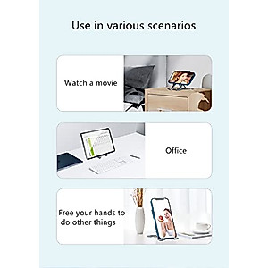 Cell Phone Stand, Fully Foldable,Aluminum Phone Stand with Non-Slip Anti-Scratch Pad Portable Ultra-Thin Phone Holder.Compatible with iPhone, iPad, Nintendo Switch, Tablets (7-13), All Phones Grey