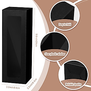 PerKoop Gift Boxes for Sublimation Tumblers, 36 Pcs with Ribbon, Christmas Themed, Fits 12/20/30 oz Tumblers, Gift Wrapping & Shipping