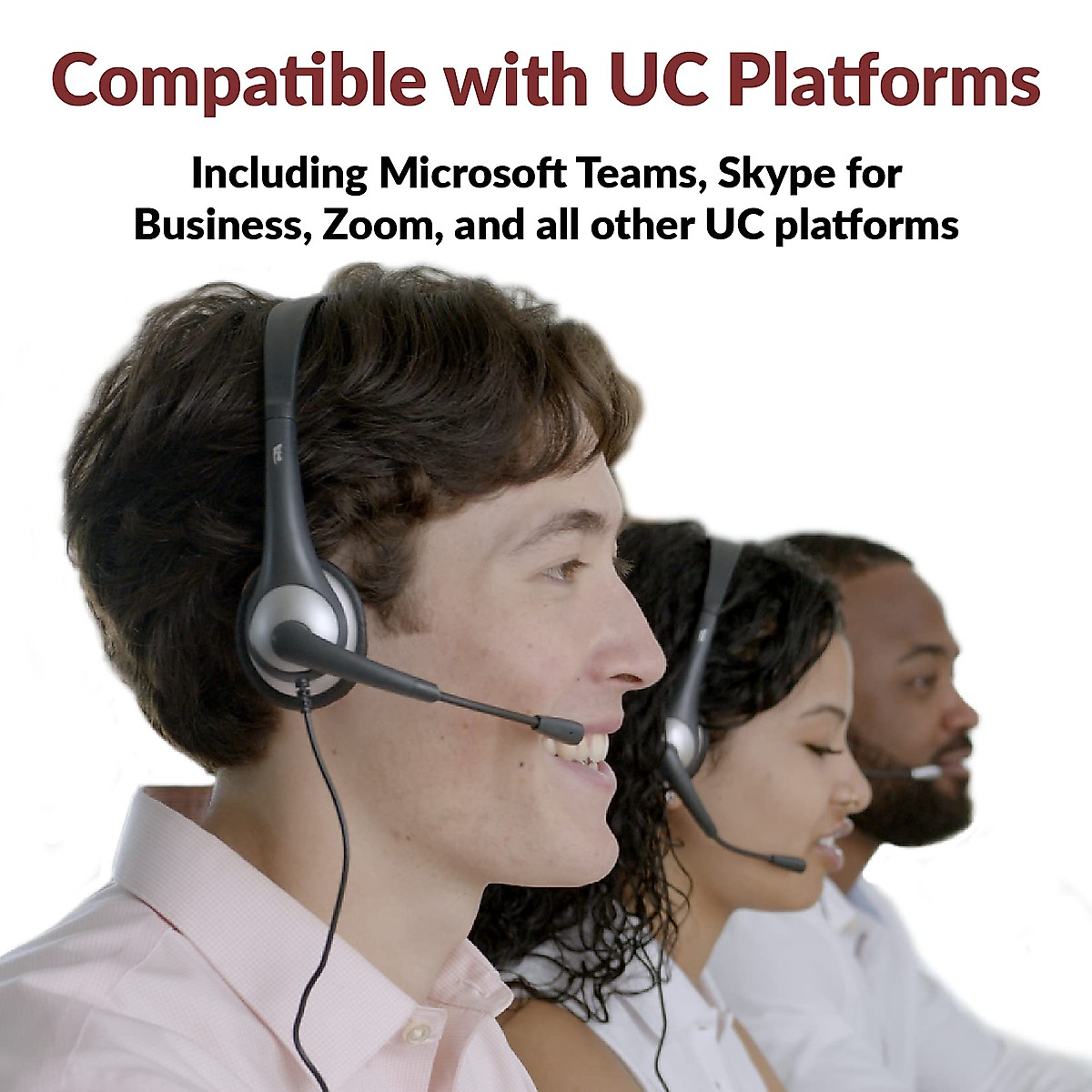 Cyber Acoustics Stereo Headset (AC-204), 3.5mm Stereo & Y-Adapter, Home, K12 School Classroom and Education