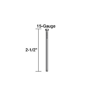 Hitachi 14308 2-1/2 in. x 15-Gauge Angled Finish Nails (3,000-Pack)