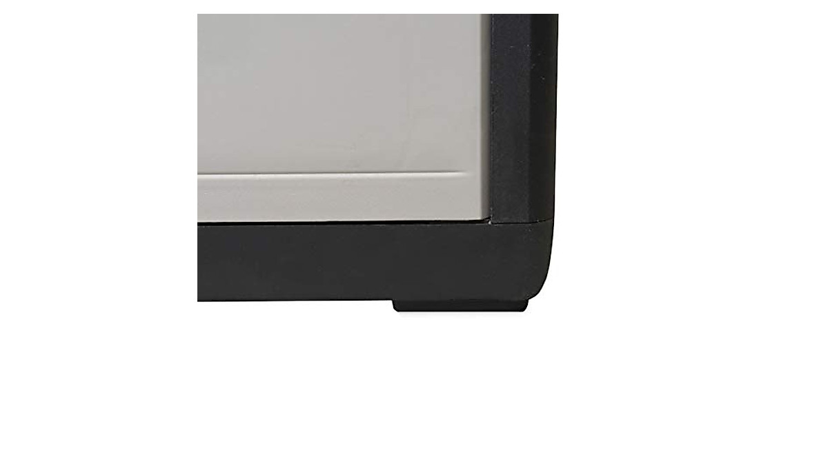 Shoe Rack Garden Shed Double Door Outdoor Storage Cabinet with 3 ...