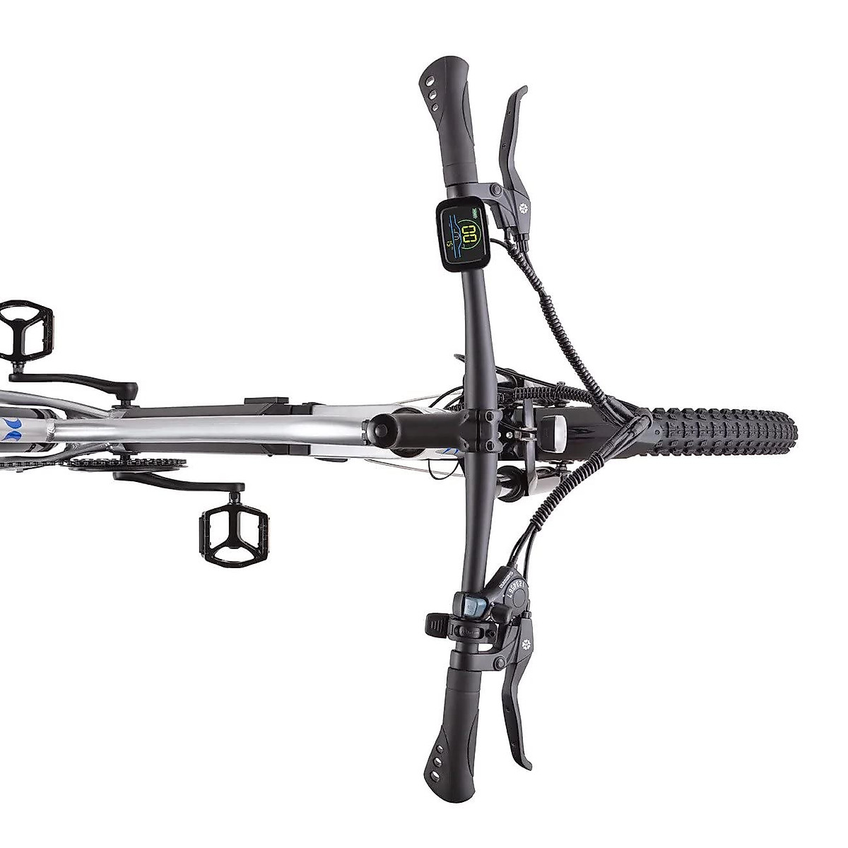 Hurley J-Bay E Electric E-Bike, 7 Speed, Disc Brakes (Silver, M / 16" Fits 5'2″-5'10″)