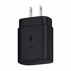 SAMSUNG 25W USB-C Super Fast Charging Wall Charger - Black (US Version with Warranty)