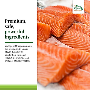 Terry Naturally Animal Health Intelligent Omega - 60 Soft Chews - Omega 3 from Salmon for Dogs - Promotes Brain & Eye Health - 60 Servings